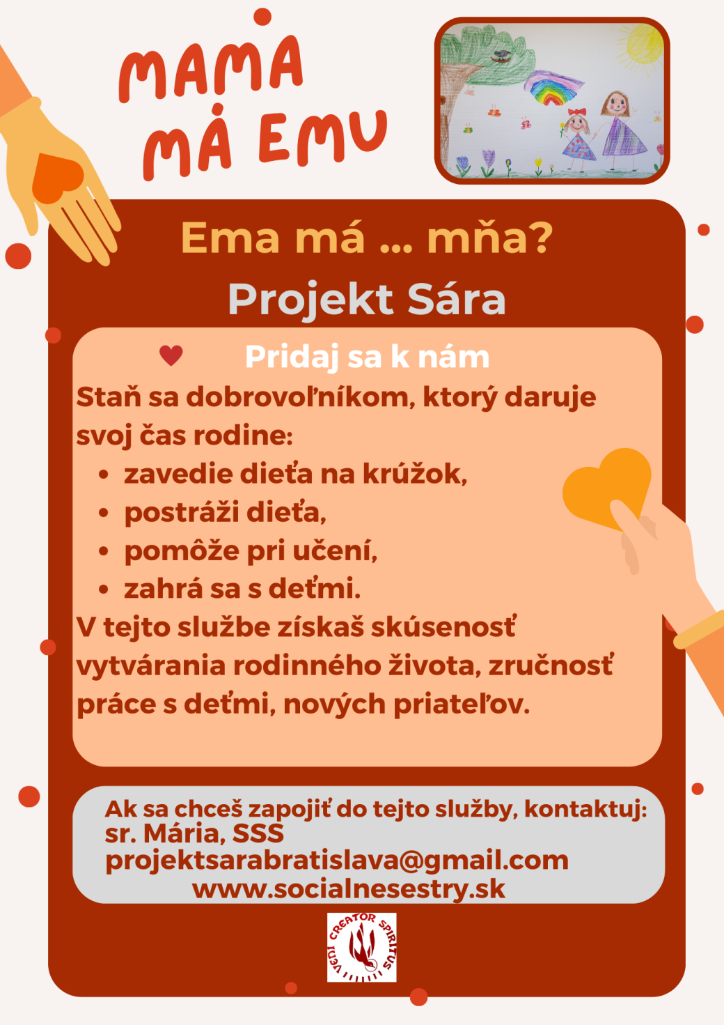 Projekt Sára na Slovensku – Spoločnosť sociálnych sestier